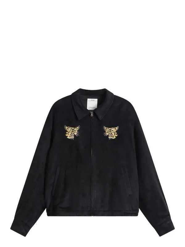Visvim Norad Brushed Silk Jacket - Black