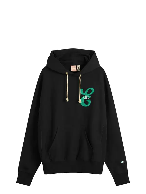 Champion For E End. Hoodie 'emerald - Black