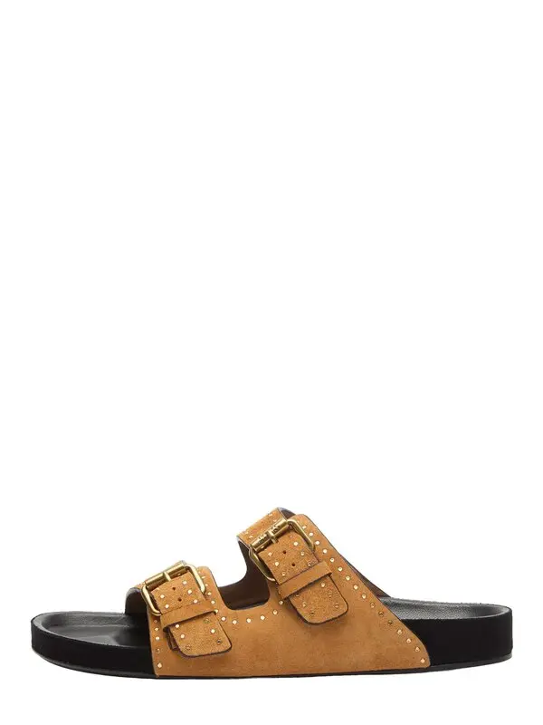 Isabel Marant Étoile Lennyo Sandals - Chestnut