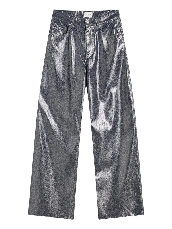 Isabel Marant Étoile Denim Boyfriend Jeans - Silver