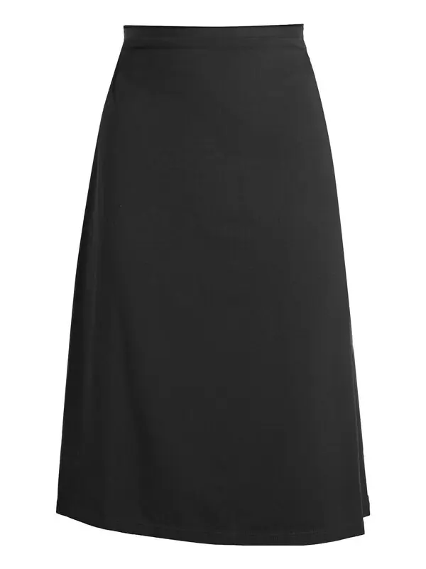 SKIMS Smooth Lounge Midi Skirt - Obsidian