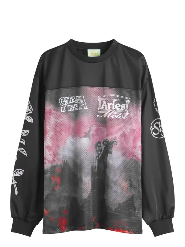 Aries Ramscape Airtex Ls Tee - Multi