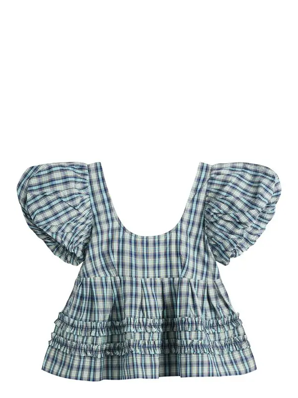 DAMSON MADDER Summer Joy Blouse - Blue