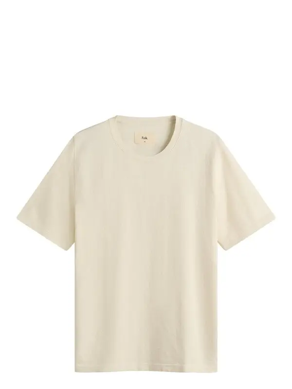 Folk Textured T-shirt - Ecru