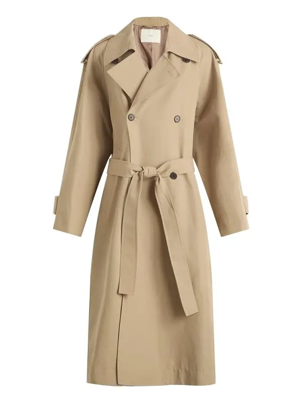 DUNST Oversized Trench Coat - Beige