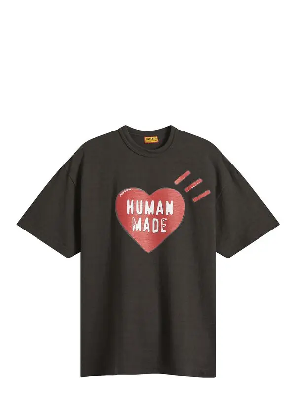 HUMAN MADE Red Heart T-shirt - Black