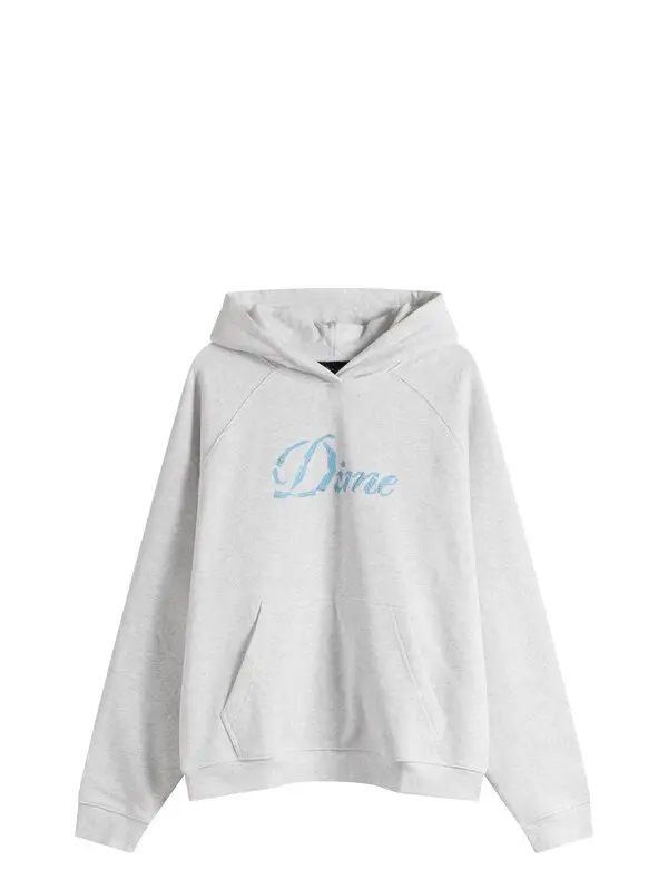 DIME Cursive Paper Cut Hoodie - Ash