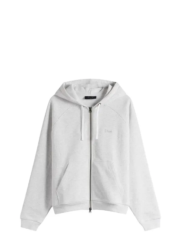 DIME Classic Logo Zip Hoodie - Ash