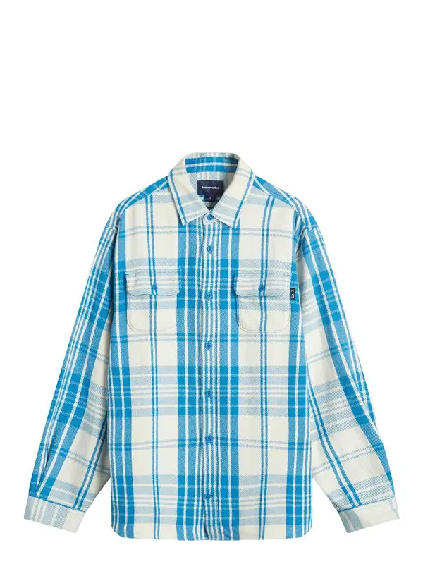 THISISNEVERTHAT Big Flannel Work Shirt - Blue