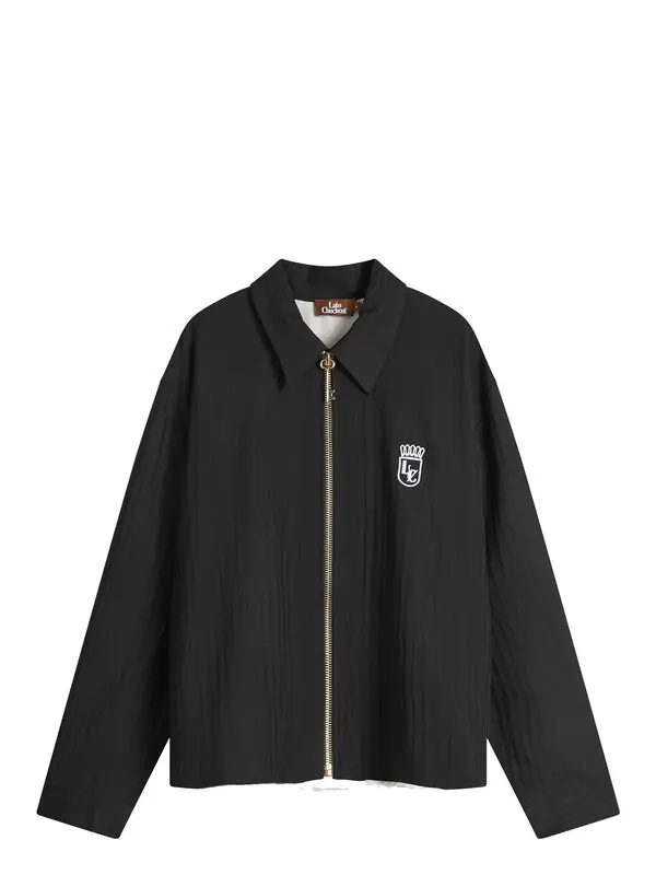 LATE CHECKOUT Suitcase Zipper Jacket - Black