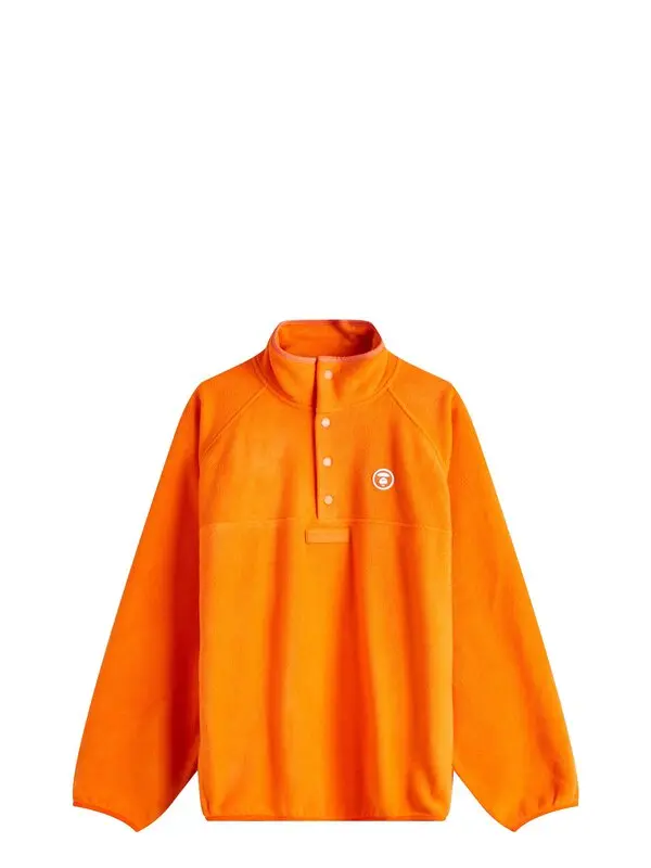 AAPE BY *A BATHING APE Aape Now Moc Neck Polar Fleece - Orange