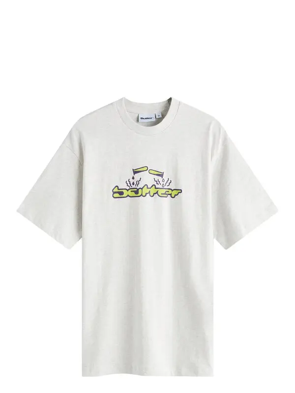 BUTTER GOODS Corrosive T-shirt - Ash