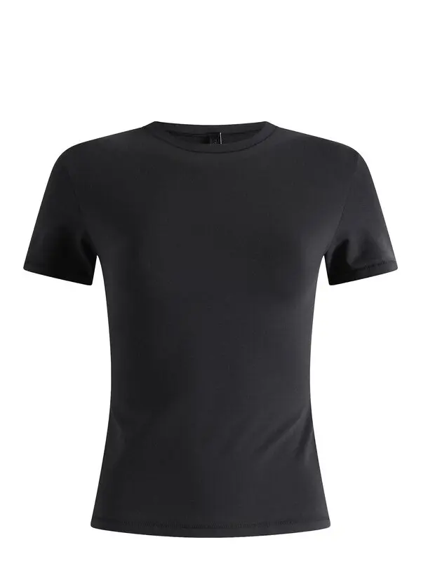 SKIMS Cotton Jersey T-shirt - Soot