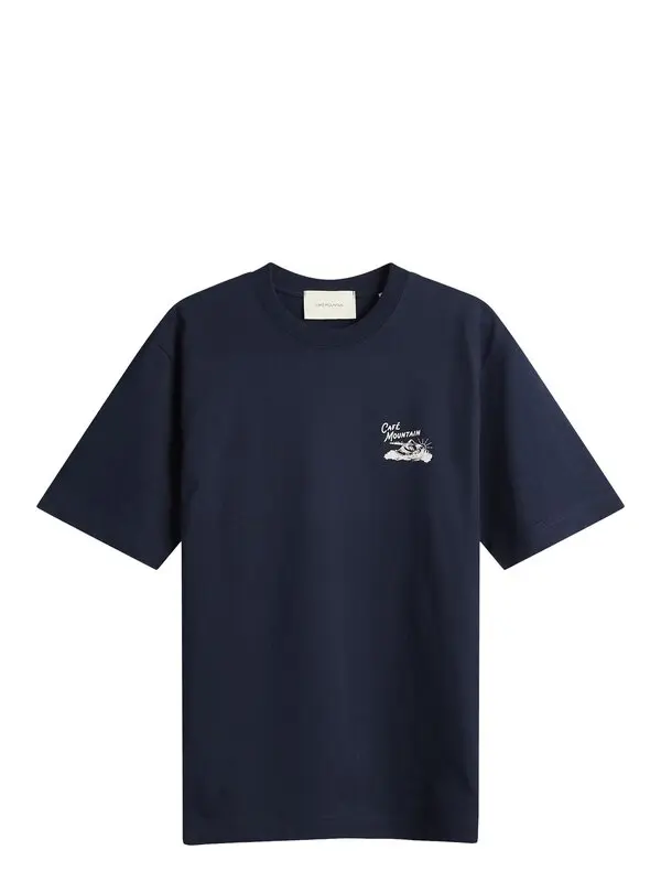 CAFÉ MOUNTAIN Legacy T-shirt - Navy
