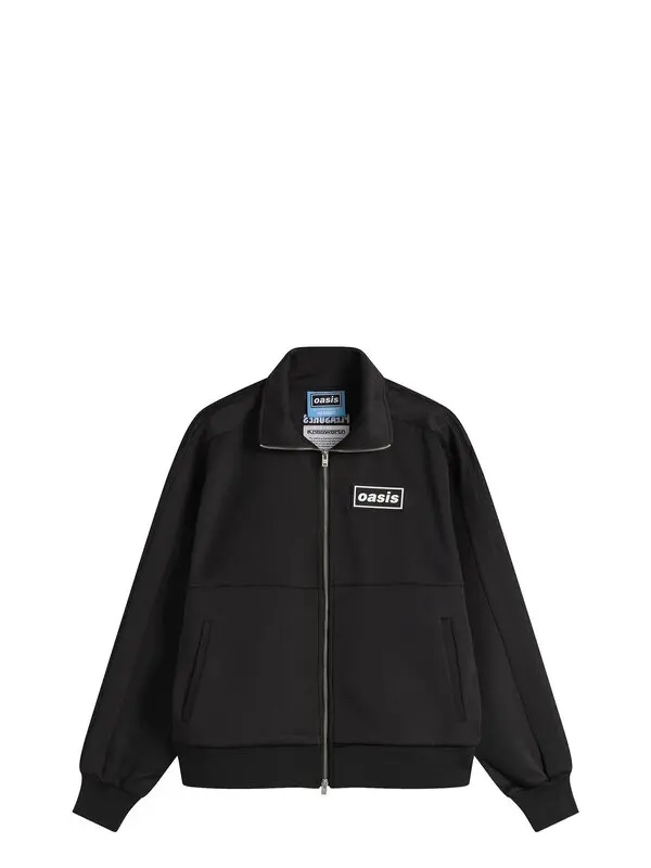 PLEASURES X Oasis Forever Track Jacket - Black