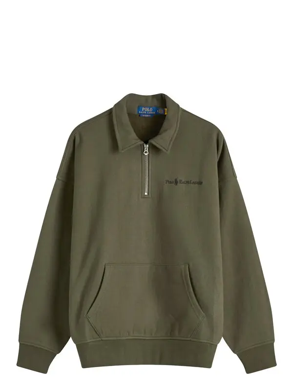 Polo Ralph Lauren Heavyweight Quarter Zip Sweatshirt - Armadillo