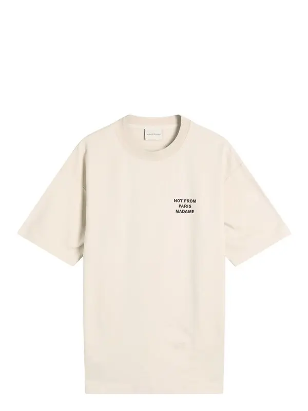 Drole De Monsieur Not From Paris Madame T-shirt - Mastic