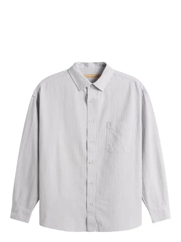 FRIZMWORKS Og Seersucker Shirt - Grey