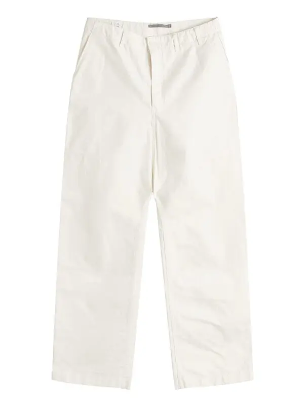 Norse Projects Lukas Canvas Work Pants - Ecru