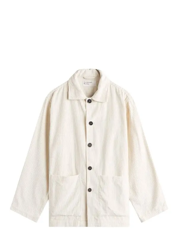 Universal Works Corduroy Easy Jacket - Ecru