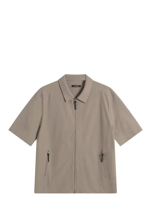 HIKING PATROL Edge Lt Softshell Technical Short Sleeve Shirt - Walnut