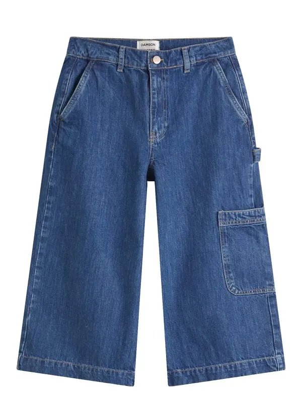 DAMSON MADDER Iza Denim Culotte - Blue