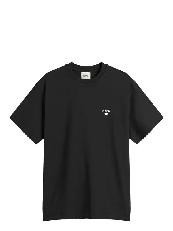 ARTE Heart Logo T-shirt - Black