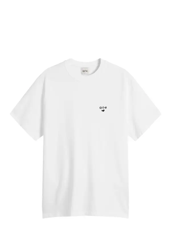 ARTE Heart Logo T-shirt - White