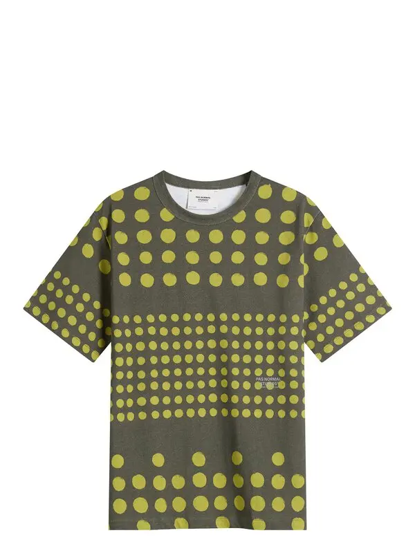 PAS NORMAL STUDIOS Off-race Graphic T-shirt - Mud