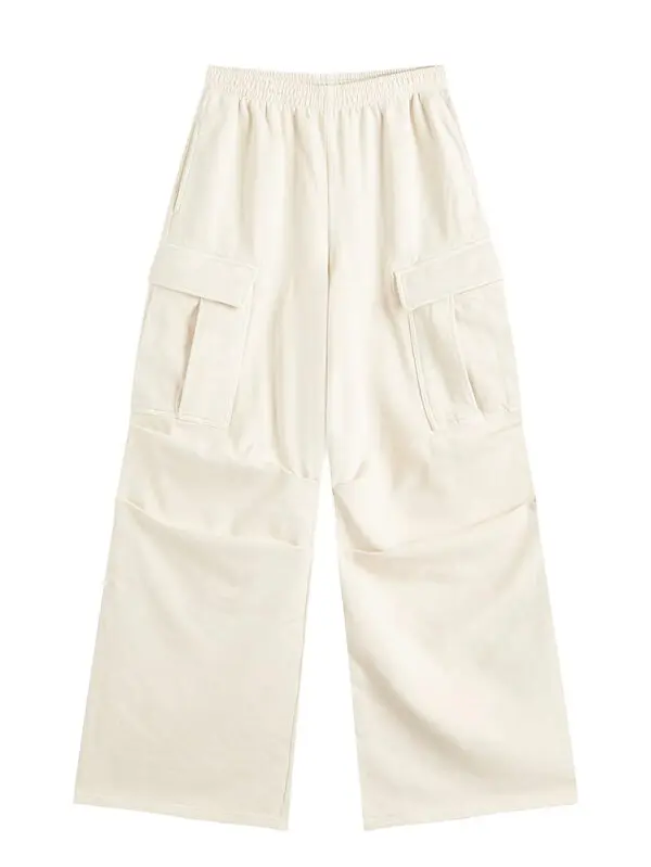 SKIMS Boyfriend Fleece Cargo Sweatpant - Buff
