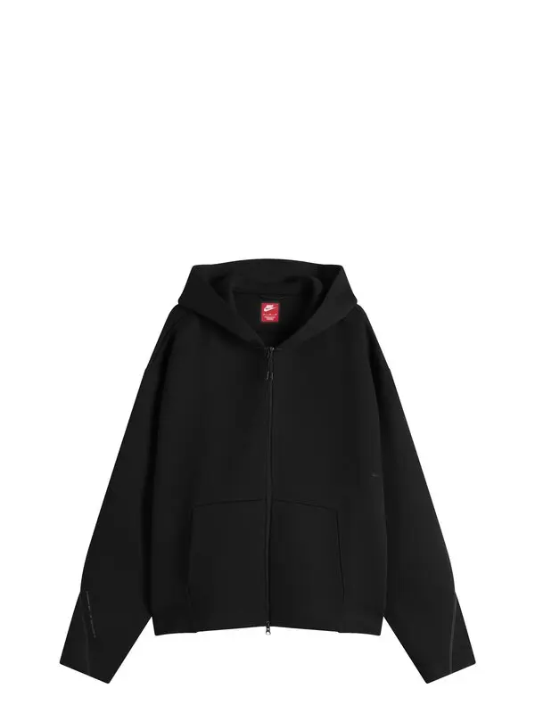 Nike Tech Full Zip Fleece Hoodie - Black