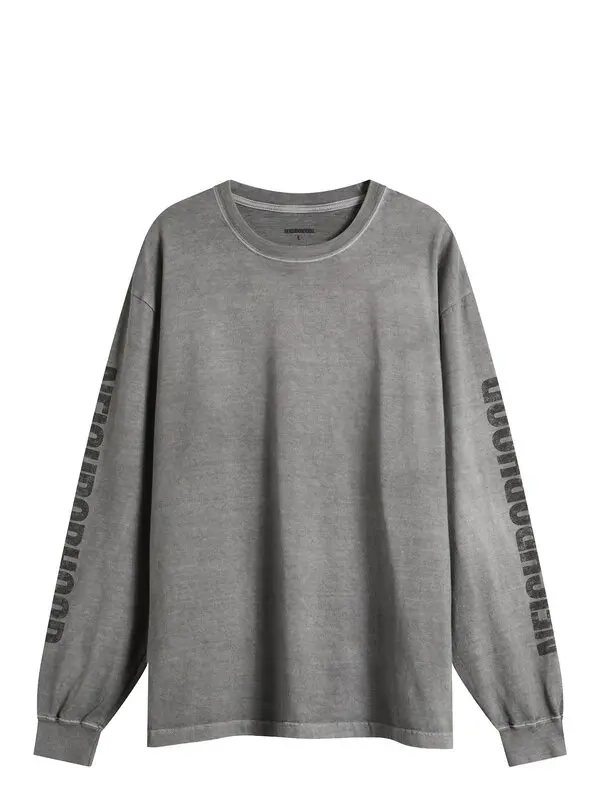NEIGHBORHOOD Ls-3 Pigment Dyed Long Sleeve T-shirt - Gray