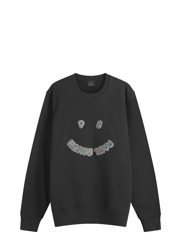 Paul Smith Ps Happy Sweatshirt - Black