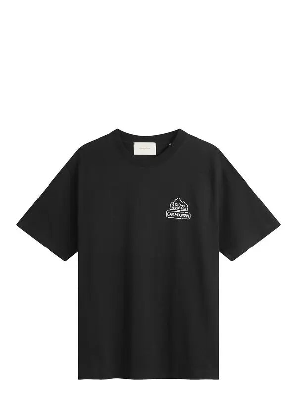 CAFÉ MOUNTAIN Refuge T-shirt - Black