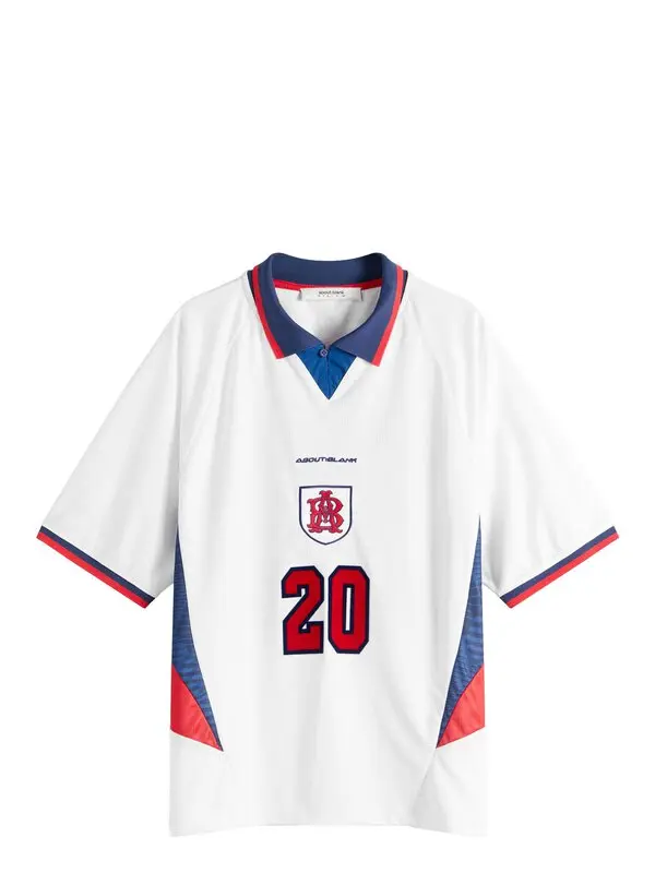 ABOUT:BLANK Football Jersey - Red/white