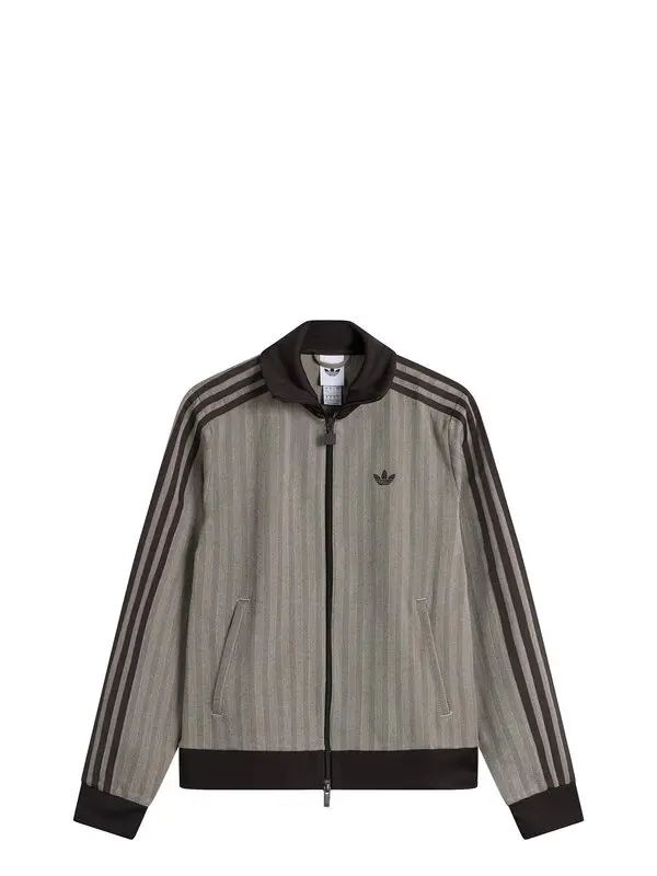 Adidas Tweed Track Top - Light Brown