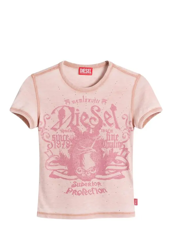 DIESEL® T-uncuties Baby T-shirt - Pink