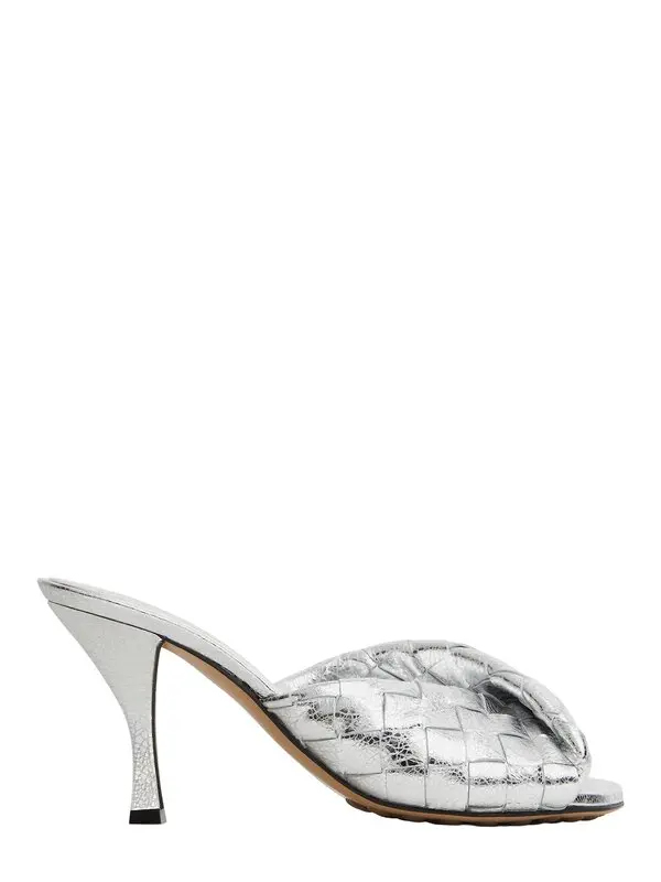 Bottega Veneta Blink Mule - Silver