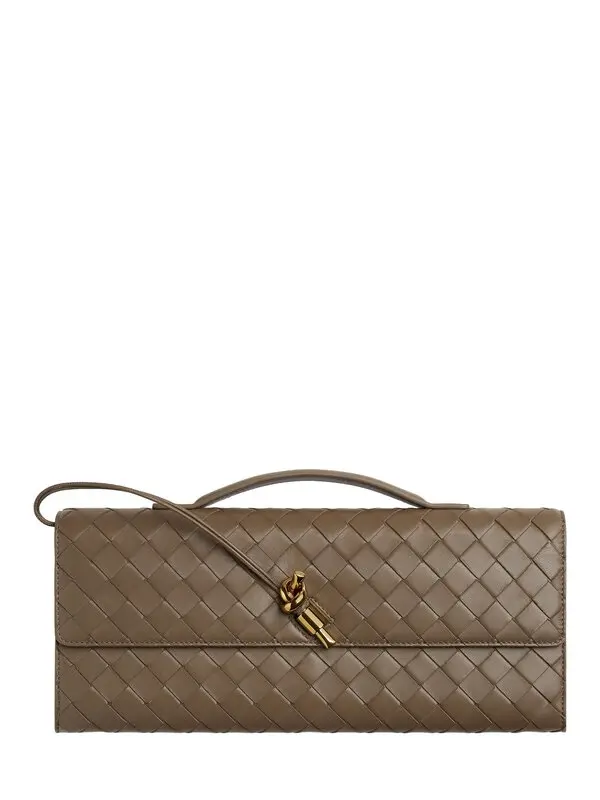 Bottega Veneta Andiamo Clutch - Pinecone