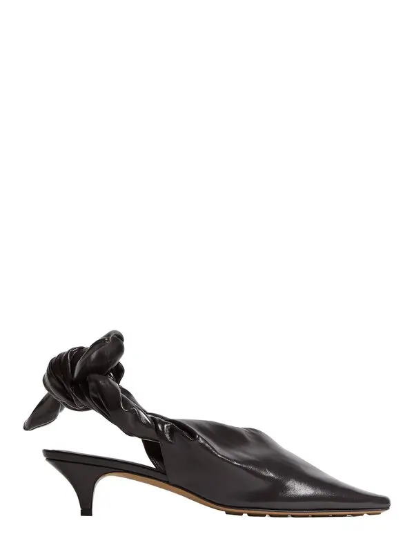 Bottega Veneta Vesta Sling Back Pump - Espresso