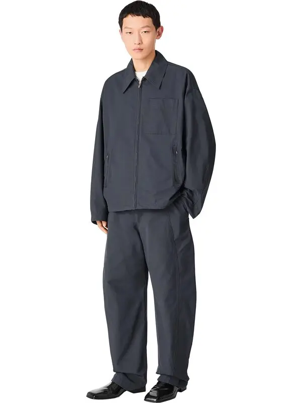 Bottega Veneta Resinated Cotton Blouson - Vulcano