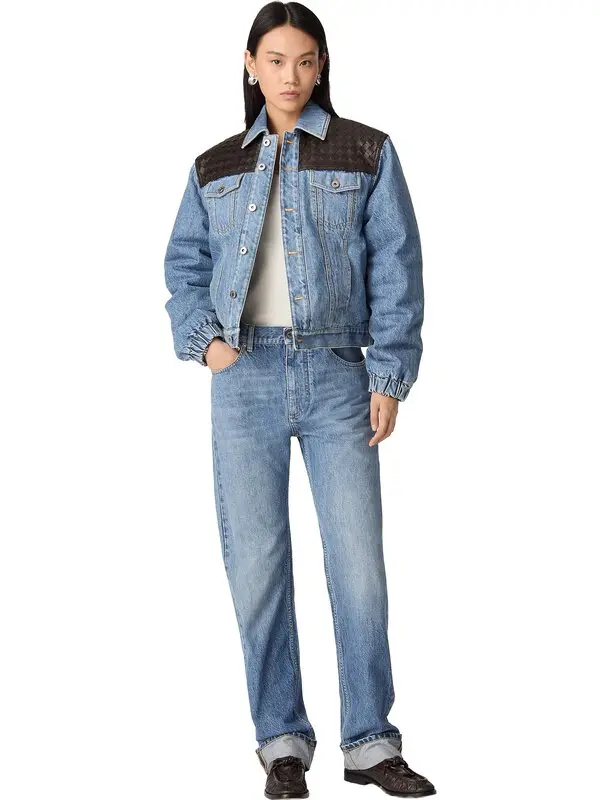Bottega Veneta Vintage Indigo Straight Jeans - Mid Blue
