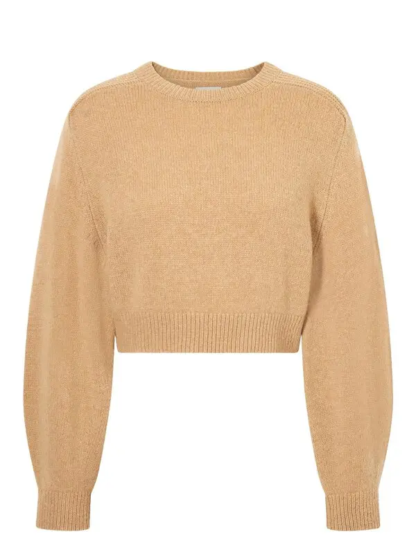 Khaite Masie Wool And Cashmere-blend Sweater - Neutrals