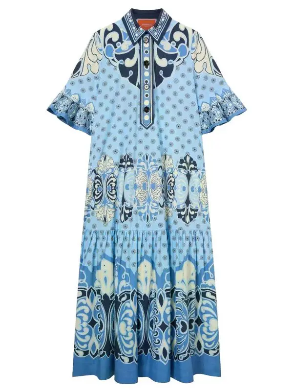 La DoubleJ Artemis Dress Placée - Blue
