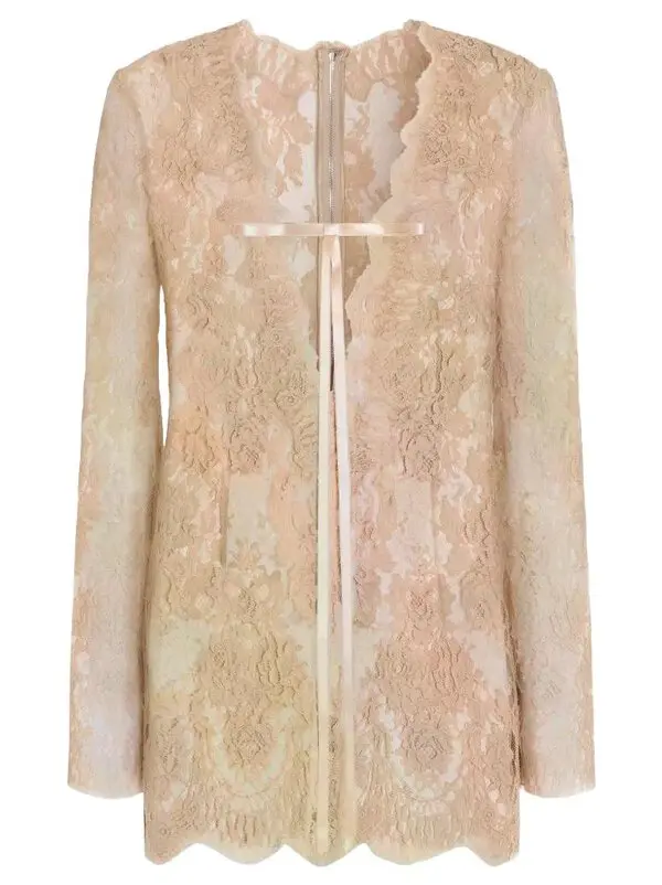 Dolce & Gabbana Lace Dress - Neutrals