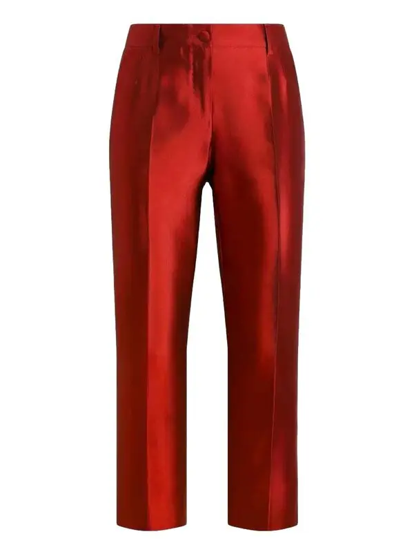 Dolce & Gabbana Mikado Trousers - Red