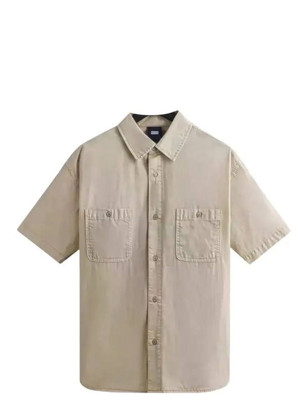 Kith Apollo Short-sleeve Cotton Shirt - Neutrals