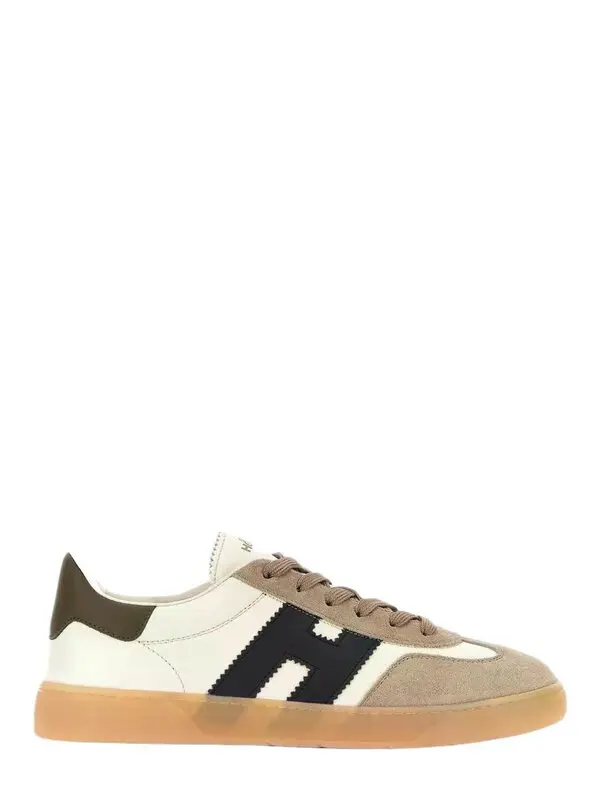 Hogan Cool Logo-patch Sneakers - Neutrals