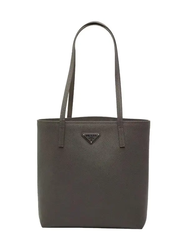Prada 2013-2026 Saffiano Cuir Tote Bag - Grey