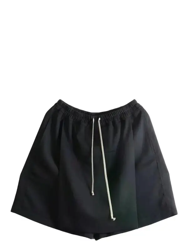 Rick Owens Drawstring-waistband Knee-length Shorts - Black